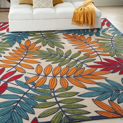 Click here for Nourison Home Splash 9 X 12 Botanical Pattern Area... prices