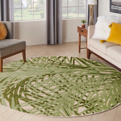 Click here for Nourison Home Splash 710 X Round Organic Indoor/Ou... prices