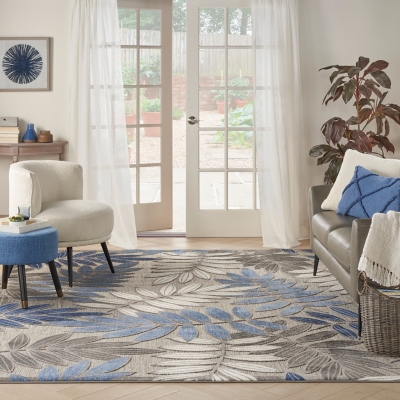 Click here for Nourison Home Splash 9 X 12 Botanical Pattern Area... prices