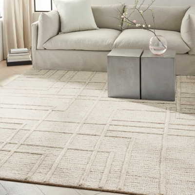 Click here for Calvin Klein Impressions 79 x 99 Area Rug  Sand prices