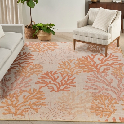Click here for Nourison Home Coral Reef 9 x 12 Area Rug prices