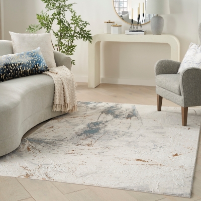 Click here for Nourison Home Desire Abstract 6 x 9 Area Rug  Ivor... prices