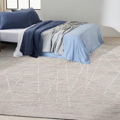 Click here for Calvin Klein Wander 79 x 99 Area Rug  Gray prices