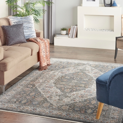Click here for Nourison Home Starry Nights Silken 53 x 73 Area Ru... prices