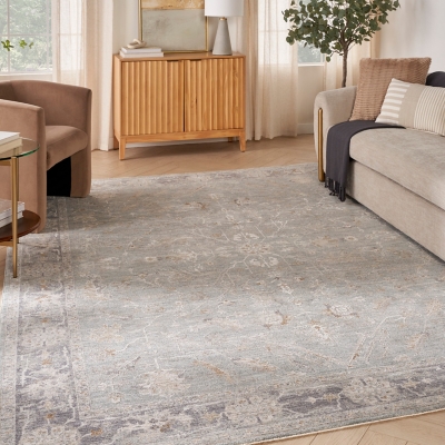 Click here for Nourison Home Infinite Serged 93 x 127 Area Rug  B... prices