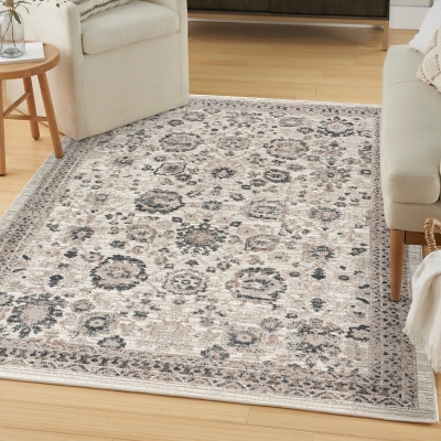 Click here for Nourison Home Eco Cycle Floral 53 x 73 Area Rug  I... prices