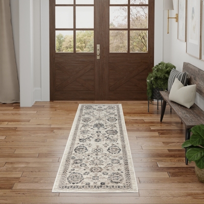 Click here for Nourison Home Eco Cycle Floral 22 x 76 Runner Rug... prices
