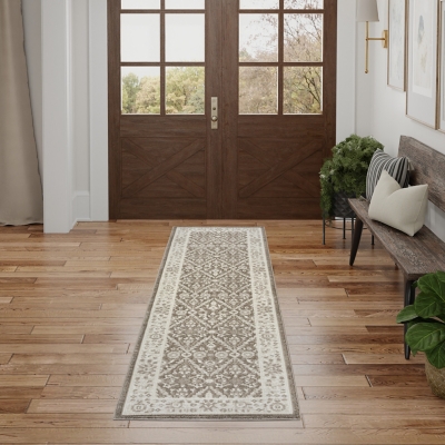 Click here for Nourison Home Eco Cycle Persian Floral 22 x 76 Run... prices