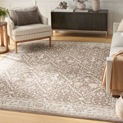 Click here for Nourison Home Eco Cycle Persian Floral 6 x 9 Area... prices