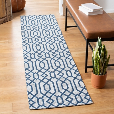 Click here for Safavieh Augustine Trellis 210 x 5 Area Rug  Navy/... prices