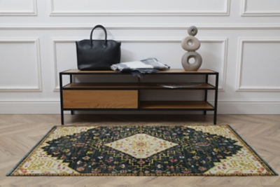 Click here for Linon Lana Gazia 3 X 5 Accent Rug  Black prices