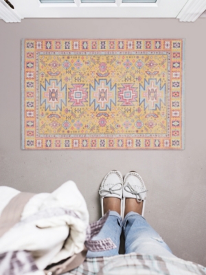 Click here for Linon Lana Sivas 2 X 3 Accent Rug  Yellow prices