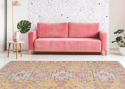 Click here for Linon Lana Sivas 8 X 10 Area Rug  Yellow prices