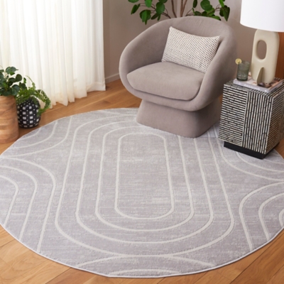 Click here for Safavieh Archway 6 7 x 6 7 Round Area Rug  Gray/Li... prices