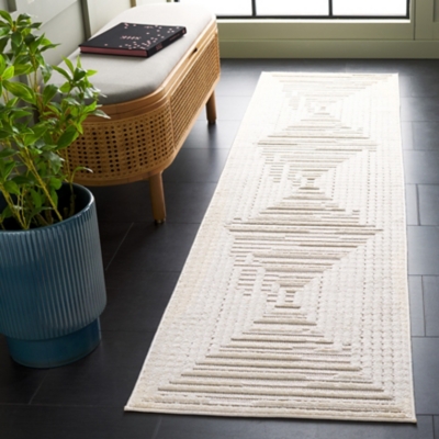 Click here for Safavieh Elmhurst 2 2 x 8 Runner Rug  Ivory/Gray prices