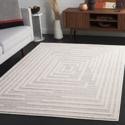 Click here for Safavieh Elmhurst 5 3 x 7 6 Area Rug  Ivory/Gray prices