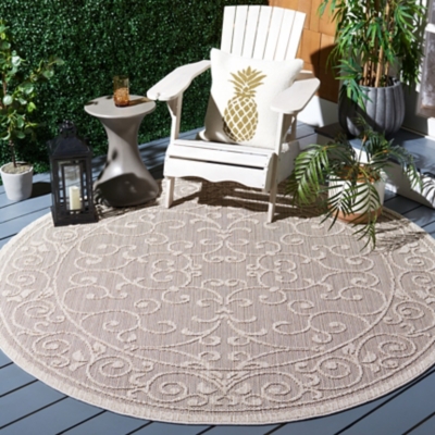 Click here for Safavieh Global 6 7 x 6 7 Round Area Rug  Beige/Li... prices