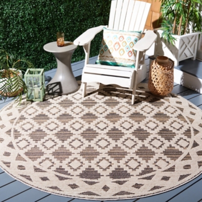 Click here for Safavieh Global 6 7 x 6 7 Round Area Rug  Beige/Da... prices