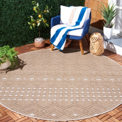 Click here for Safavieh Global 6 7 x 6 7 Round Area Rug  Beige/Iv... prices