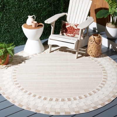 Click here for Safavieh Global 6 7 x 6 7 Round Area Rug  Beige/Li... prices