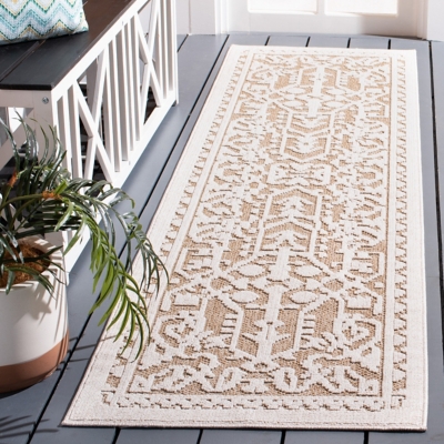 Click here for Safavieh Global 2 2 x 8 Runner Rug  Beige/Light Be... prices