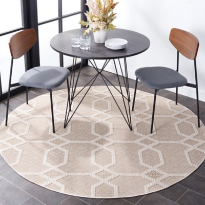 Click here for Safavieh Global 6 7 x 6 7 Round Area Rug  Beige/Iv... prices