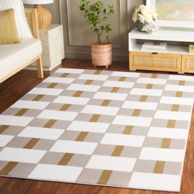 Click here for Safavieh Groove 5 3 x 7 6 Area Rug  Ivory/Gold prices