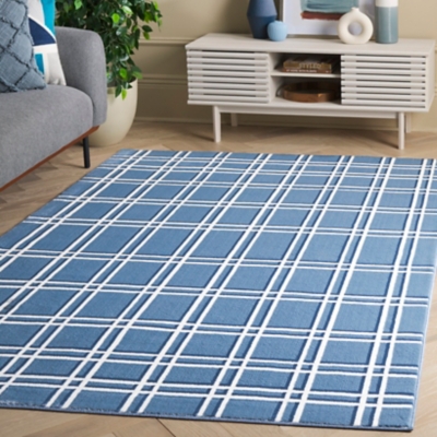 Click here for Safavieh Groove 4 x 6 Area Rug  Blue/Ivory prices