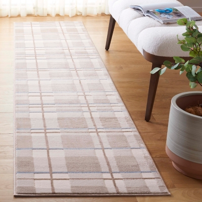 Click here for Safavieh Groove 2 3 x 8 Runner Rug  Beige/Light Bl... prices