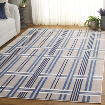 Click here for Safavieh Groove 5 3 x 7 6 Area Rug  Beige/Blue prices