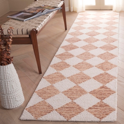 Click here for Safavieh Ebony 2 3 x 9 Runner Rug  Rust/Ivory prices