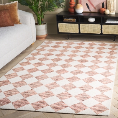 Click here for Safavieh Ebony 3 x 5 Area Rug  Rust/Ivory prices