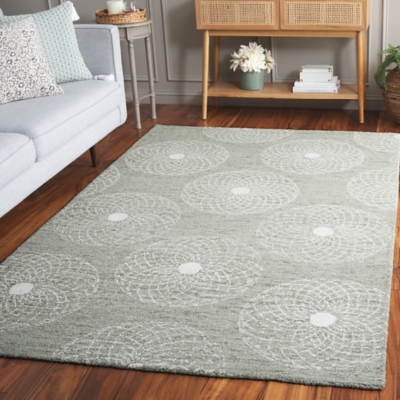 Click here for Safavieh Ebony 6 x 6 Square Area Rug  Sage/Ivory prices