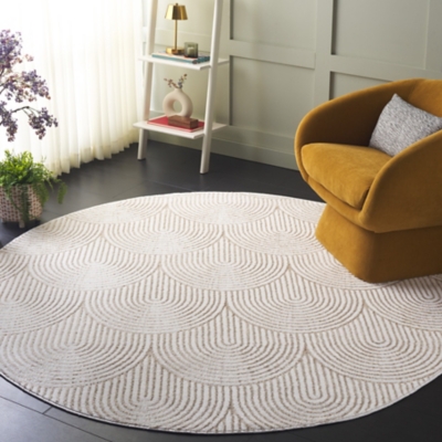 Click here for Safavieh Maya 6 7 x 6 7 Round Area Rug  Ivory/Beig... prices