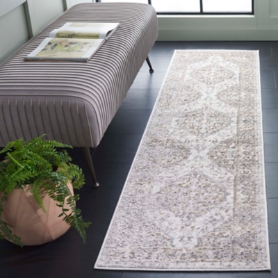 Click here for Safavieh Maya 2 x 8 Runner Rug  Ivory/Gray Beige prices