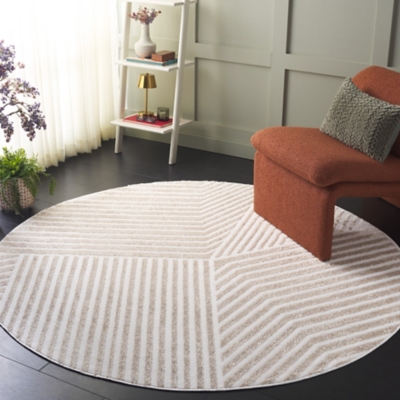 Click here for Safavieh Maya 6 7 x 6 7 Round Area Rug  Ivory prices
