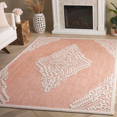 Click here for Safavieh Milos 9 x 12 Area Rug  Rust/Ivory prices