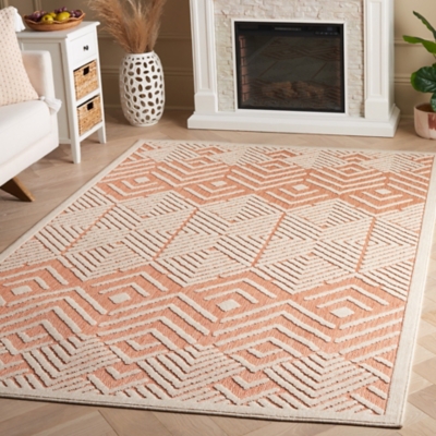 Click here for Safavieh Milos 9 x 12 Area Rug  Rust/Ivory prices