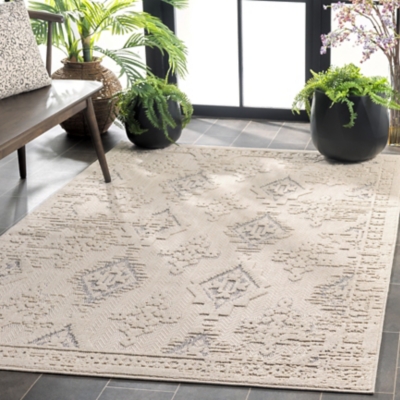 Click here for Safavieh Milos 9 x 12 Area Rug  Ivory/Gray prices