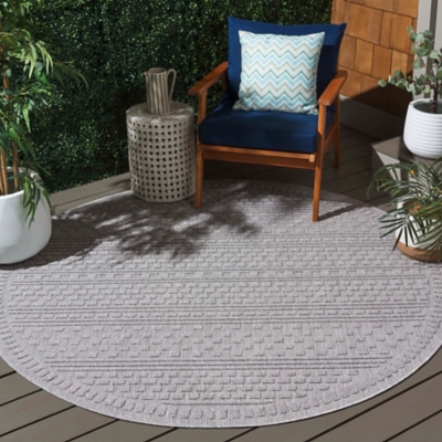 Click here for Safavieh Milos 6 7 x 6 7 Round Area Rug  Gray prices