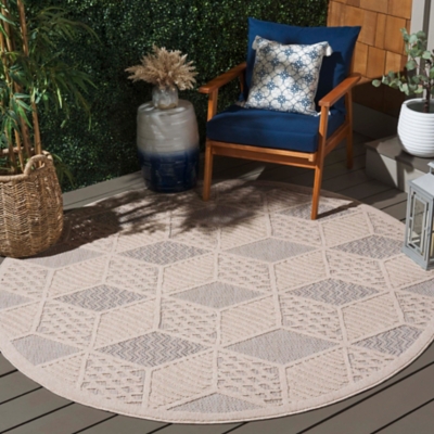 Click here for Safavieh Milos 6 7 x 6 7 Round Area Rug  Ivory prices