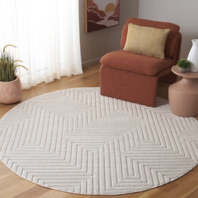 Click here for Safavieh Selena 6 7 x 6 7 Round Area Rug  Ivory prices