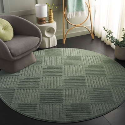 Click here for Safavieh Selena 6 7 x 6 7 Round Area Rug  Green prices