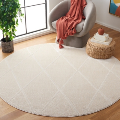 Click here for Safavieh Revive 6 7 x 6 7 Round Area Rug  Ivory prices