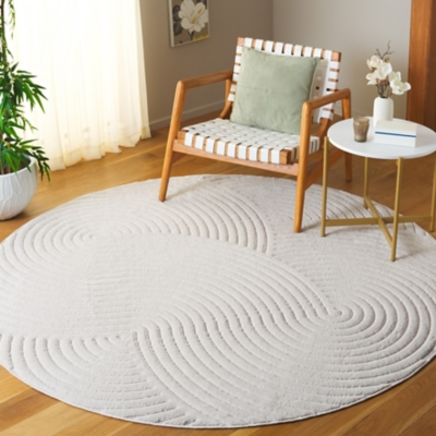 Click here for Safavieh Selena 6 7 x 6 7 Round Area Rug  Ivory prices