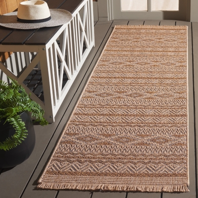 Click here for Safavieh Wicker 2 2 x 8 Runner Rug  Gray/Brown prices