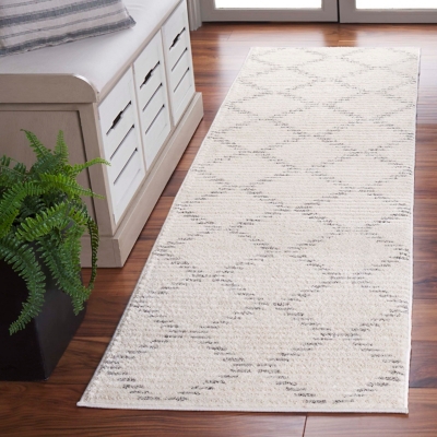 Click here for Safavieh Neptune 2 2 x 8 Runner Rug  Ivory/Gray prices