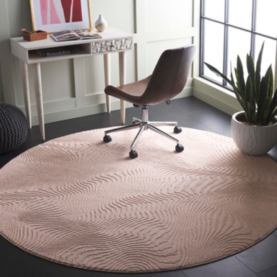 Click here for Safavieh Revive 6 7 x 6 7 Round Area Rug  Pink/Ivo... prices