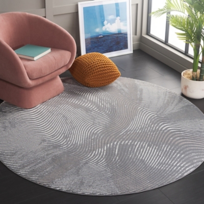 Click here for Safavieh Revive 6 7 x 6 7 Round Area Rug  Gray prices