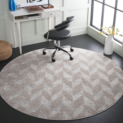 Click here for Safavieh Revive 6 7 x 6 7 Round Area Rug  Taupe/Iv... prices